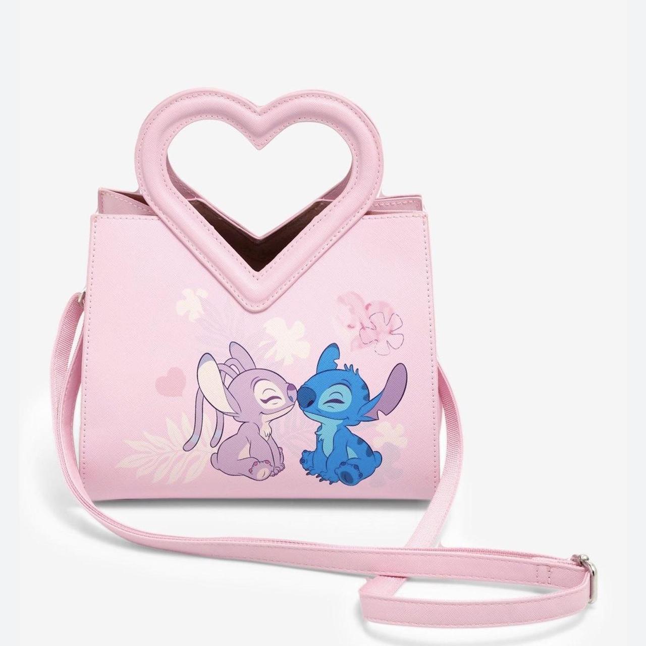 Small stitch and angel crossbody purse Used 1 time - Depop