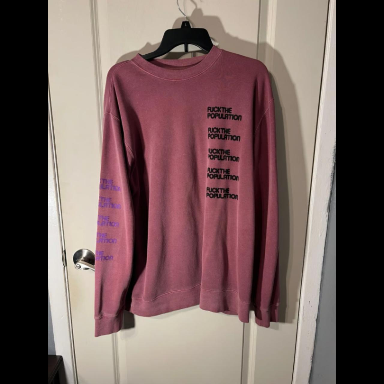 Rare FTP “Stacy Crew Neck” (Deep Pink) 2018 Men’s... - Depop