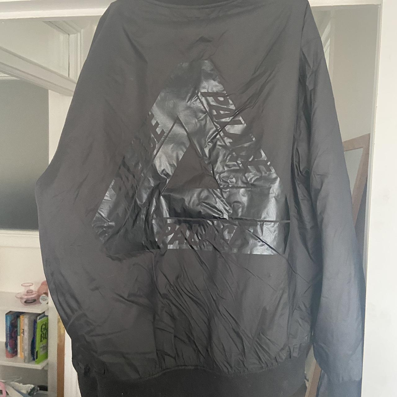 Palace bomber jacket, black triangle logo | Depop