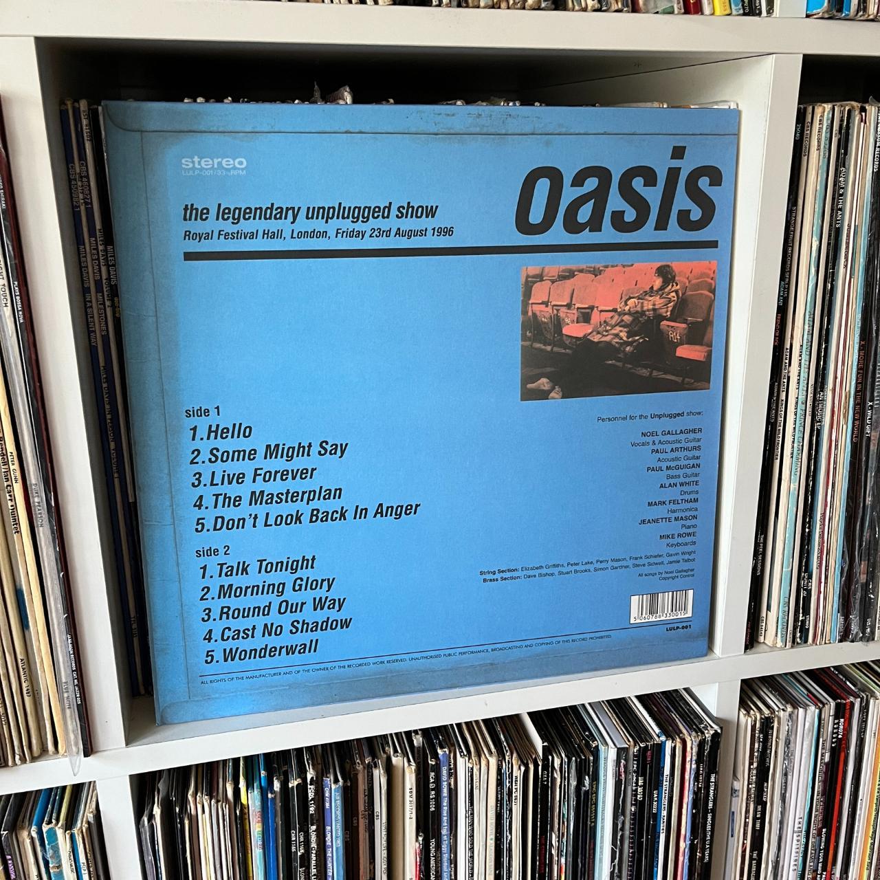 Oasis – The Legendary Unplugged Show LP Black Vinyl... - Depop