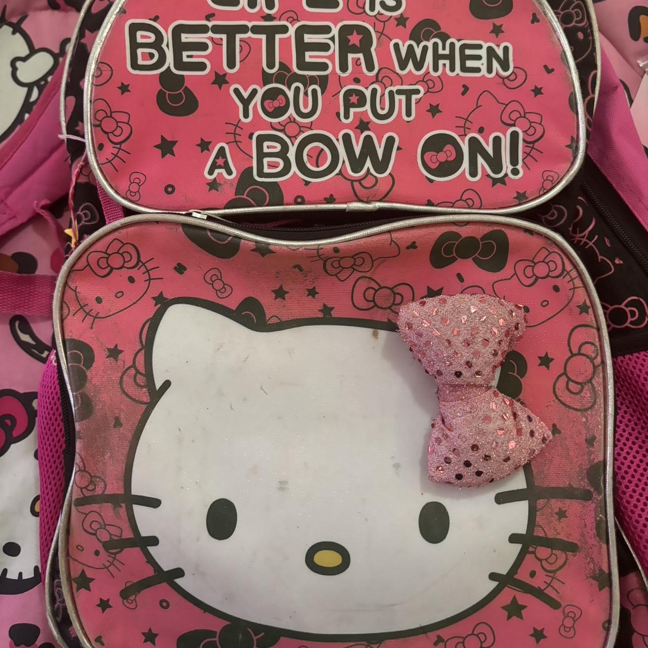 hello kitty book bag and it is stained - Depop