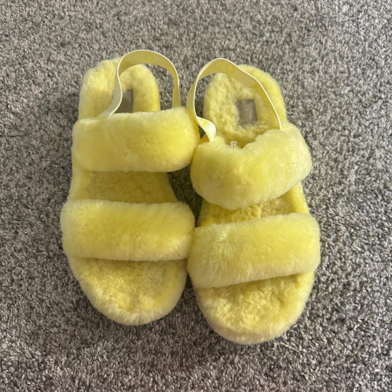 ugg fuzzy sandals | Depop