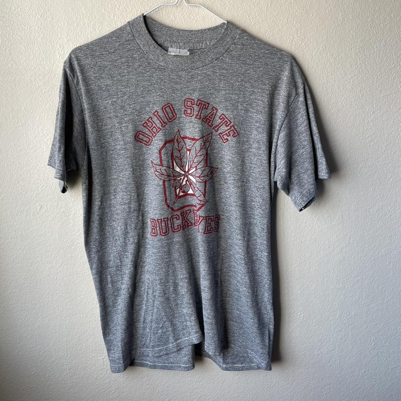 80s Ohio state single stitch t shirt #ohiostate... - Depop