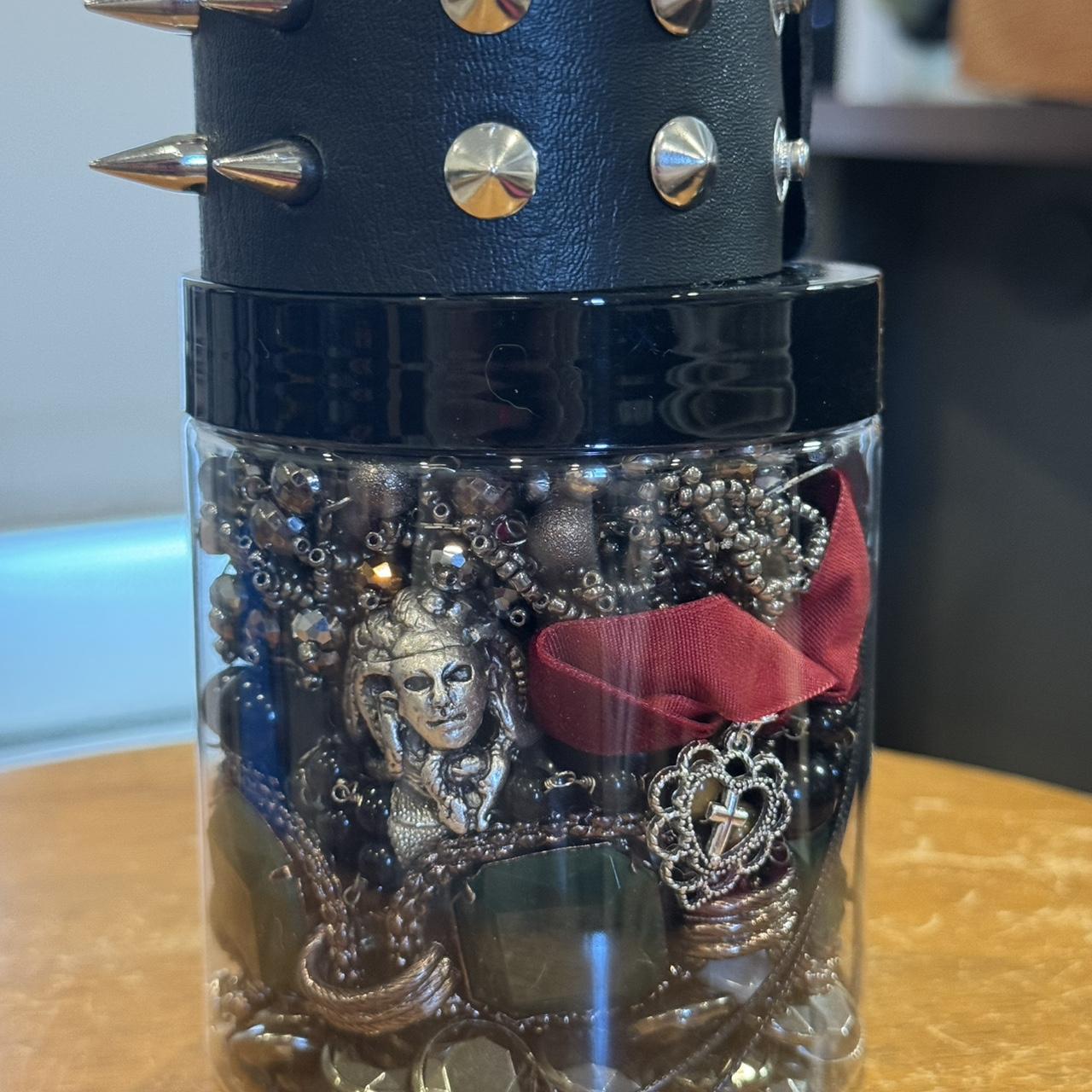Mystery jewelry jar - Goth/Witchy themed jar. This... | Depop