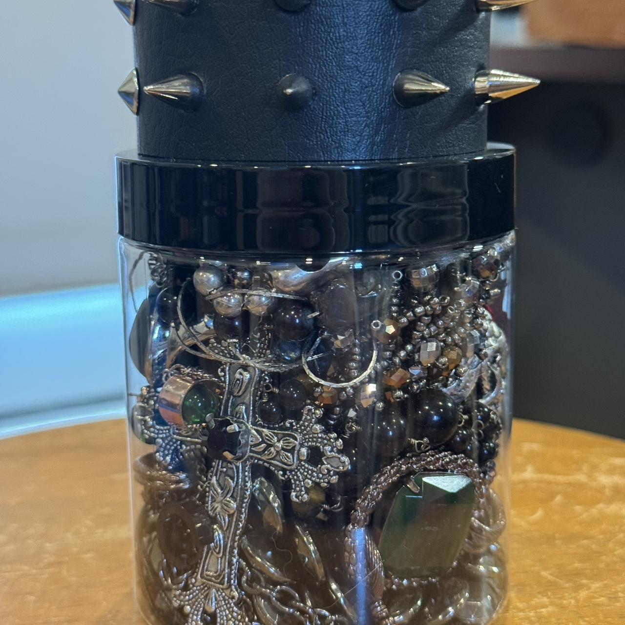 Mystery jewelry jar - Goth/Witchy themed jar. This... | Depop