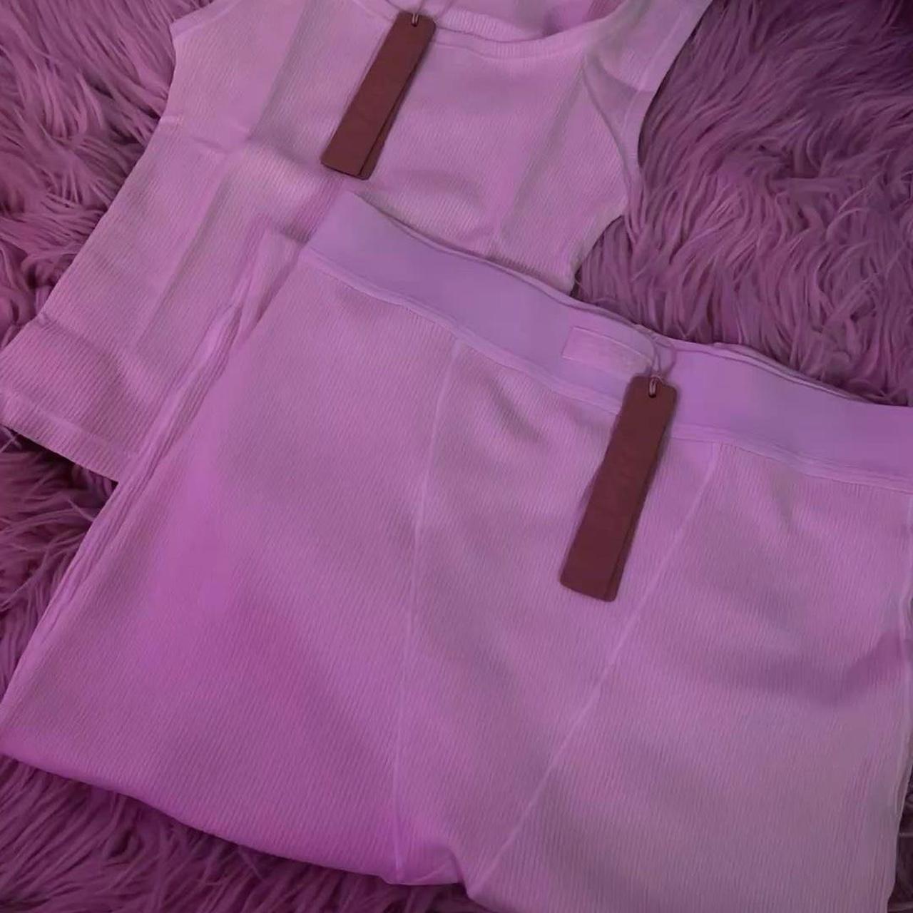 Cream Skims set #loungewear | Depop