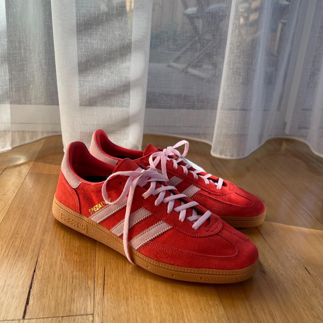 Adidas Spezial Red + Pink - Depop