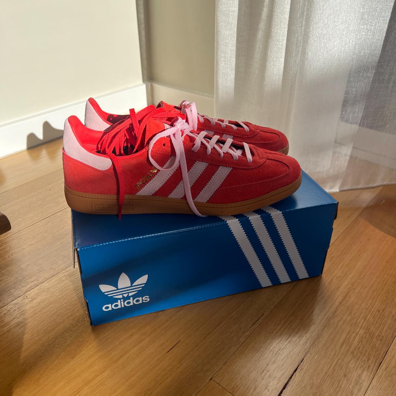 Adidas Spezial Red + Pink - Depop