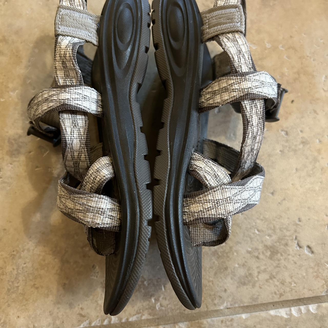Chaco sandals with adjustable straps, featuring a... | Depop