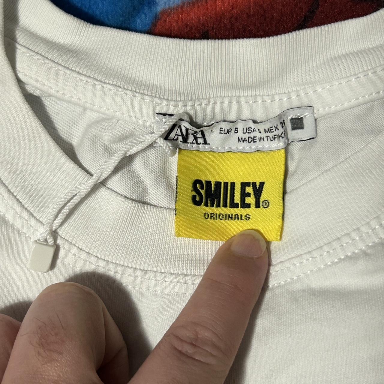Zara x Smiley Originals Ready To Smile Graphic... | Depop
