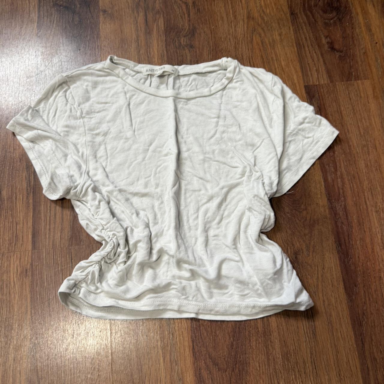 White Antistar crop top | Depop