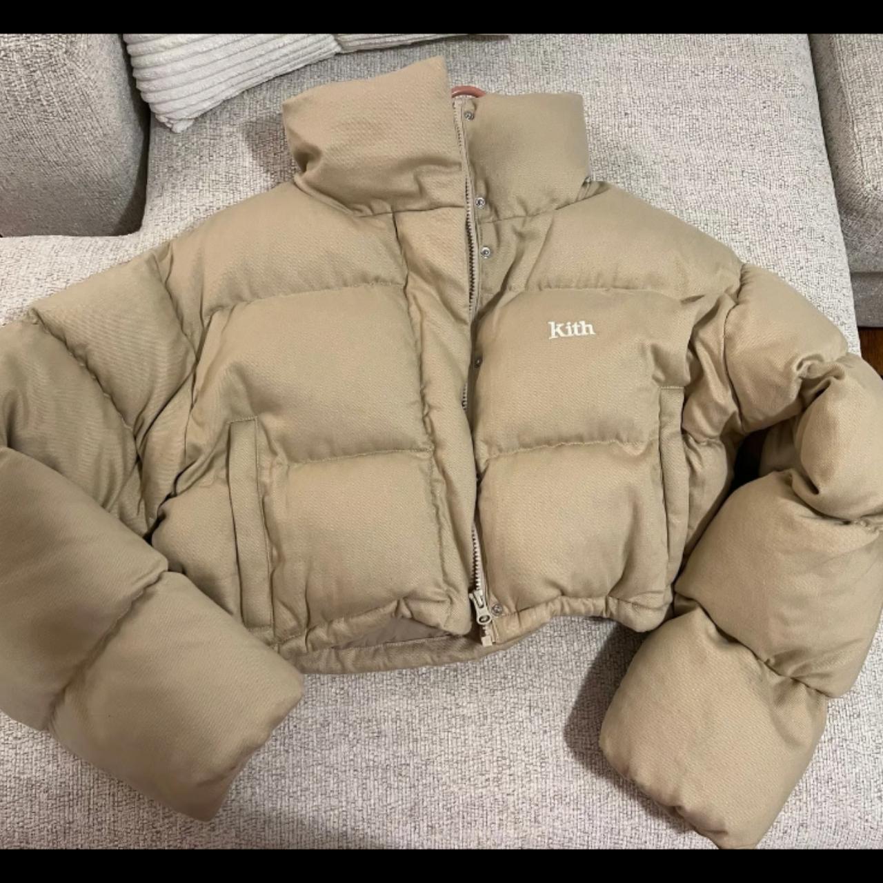 Kith Cropped Puffer Jacket Kith cropped puffer coat... - Depop