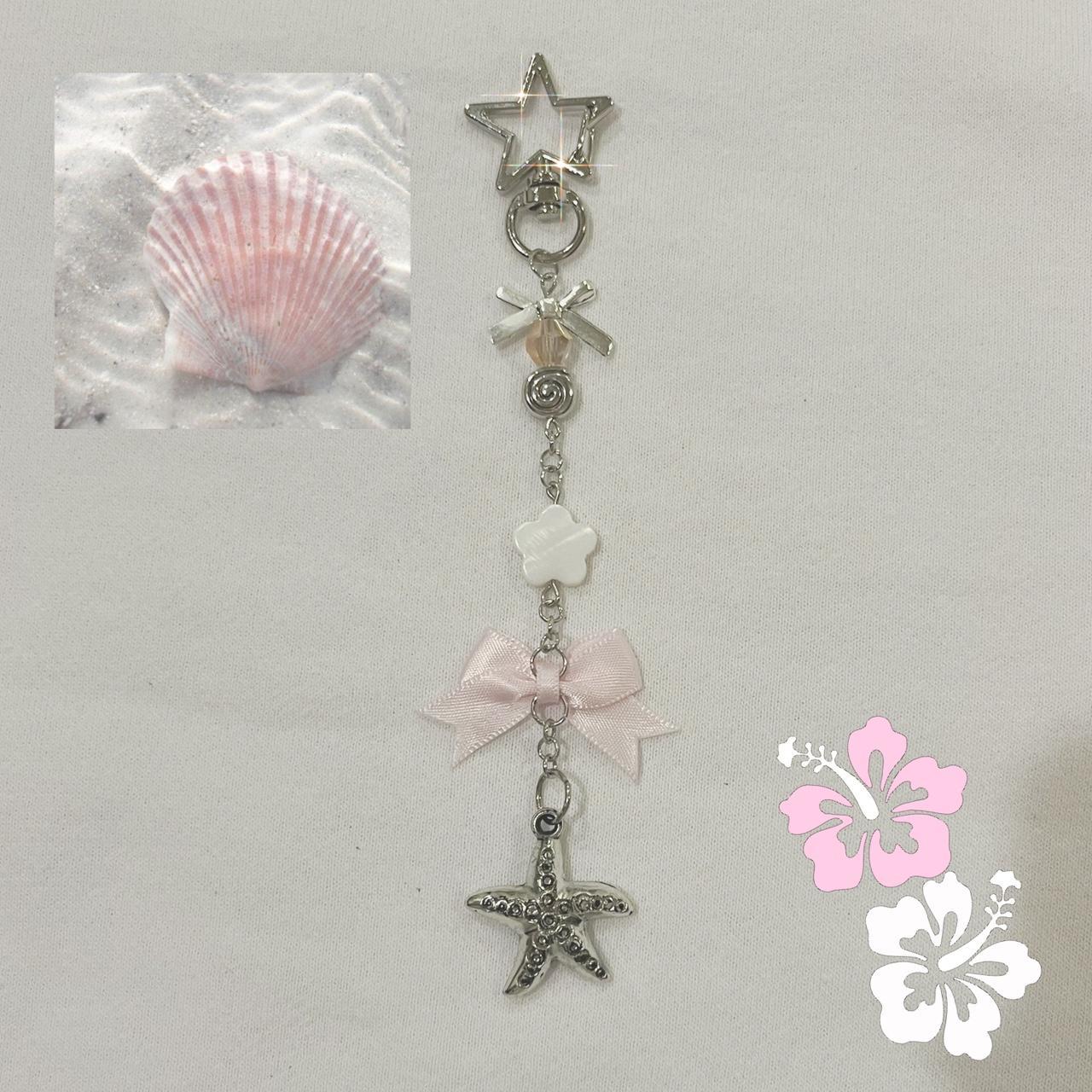 pink shoujo beach themed keychain ⋆౨ৎ˚ ˖ ࣪ NO... - Depop