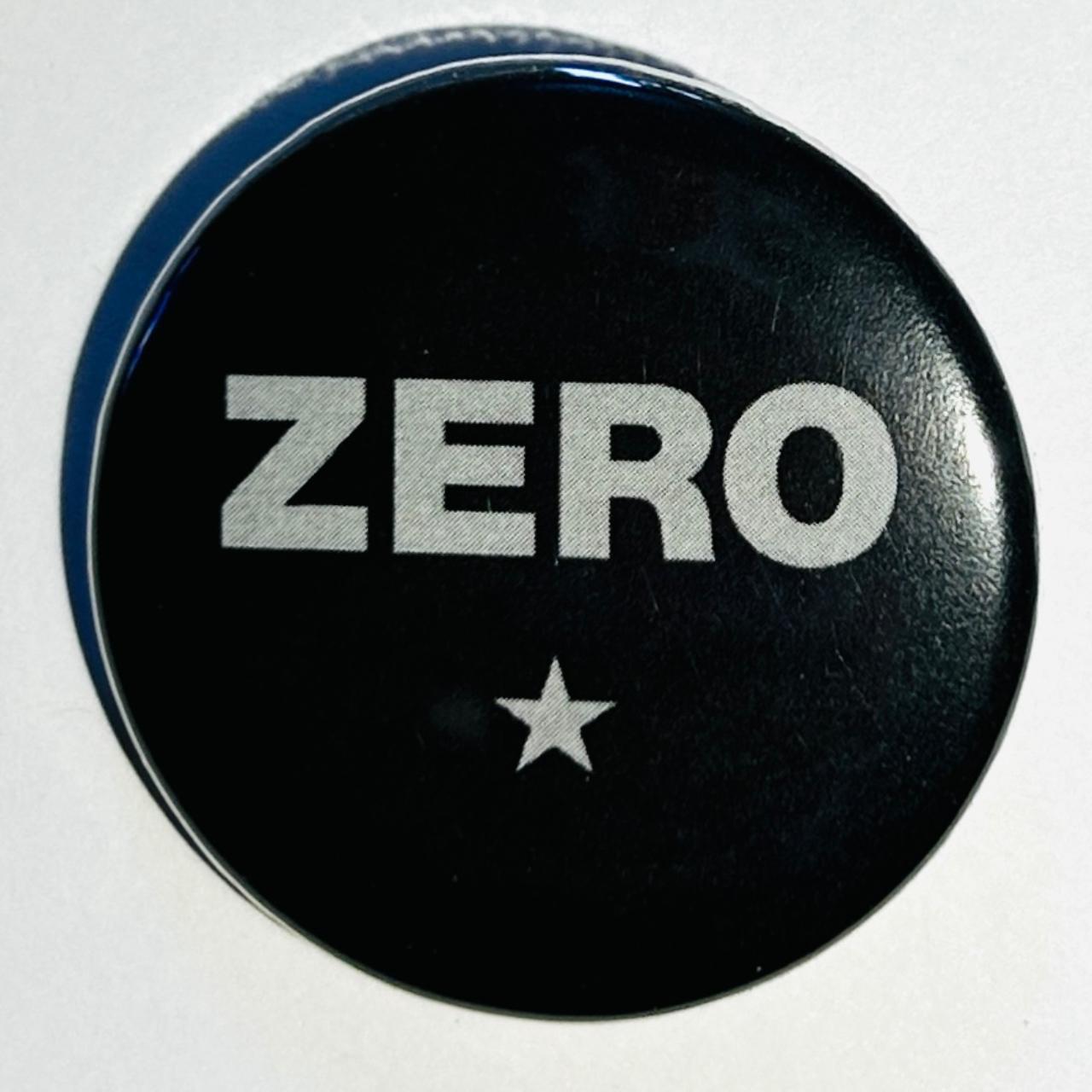 1.5" ZERO ☆ SMASHING PUMPKINS Metal Pinback... | Depop