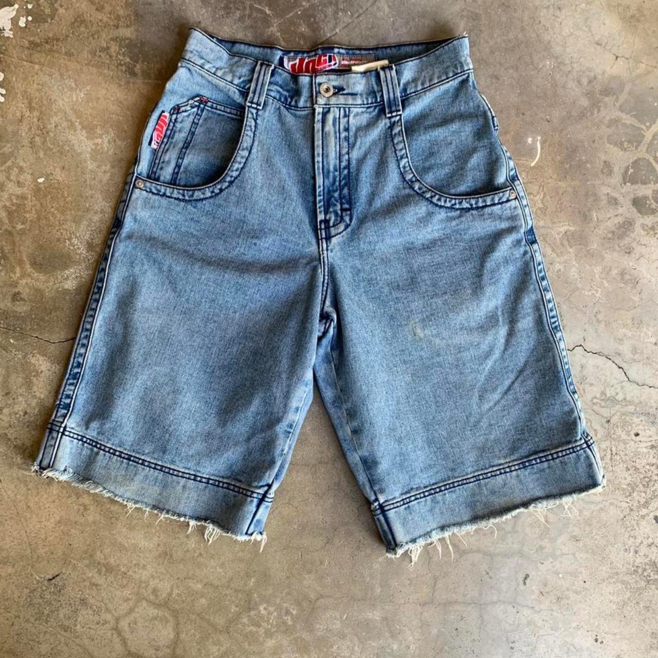 JNCO Men's Blue Jeans Jnco jorts - Depop