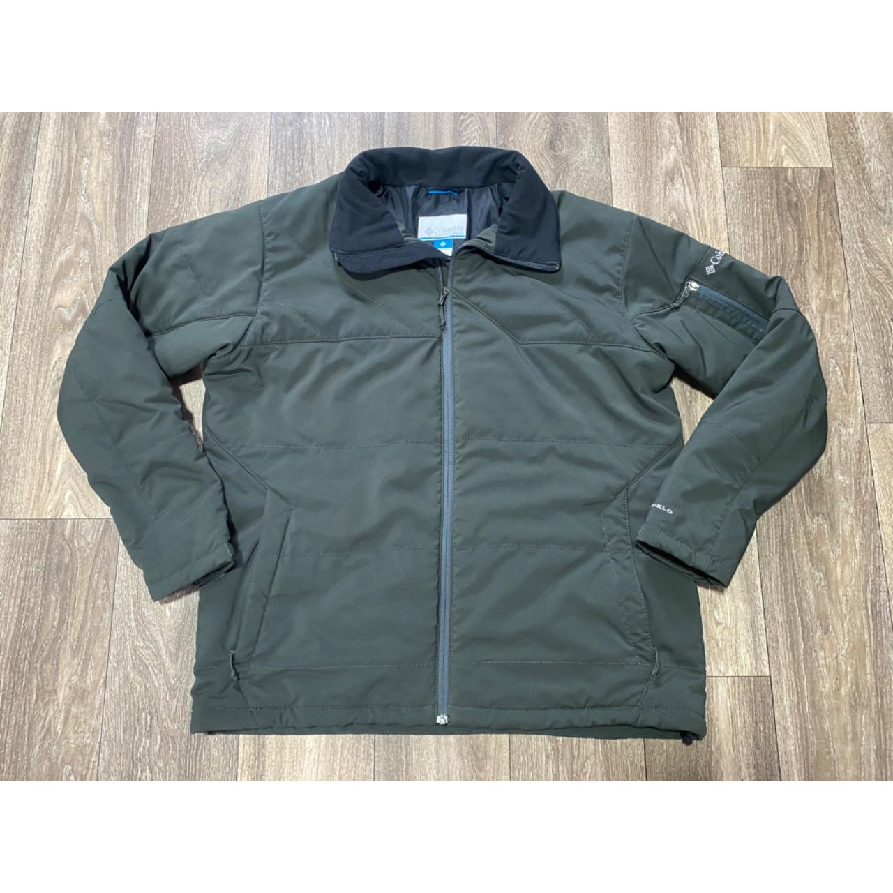 COLUMBIA MENS WINTER JACKET SIZE XL GRAY SOFTSHELL... - Depop