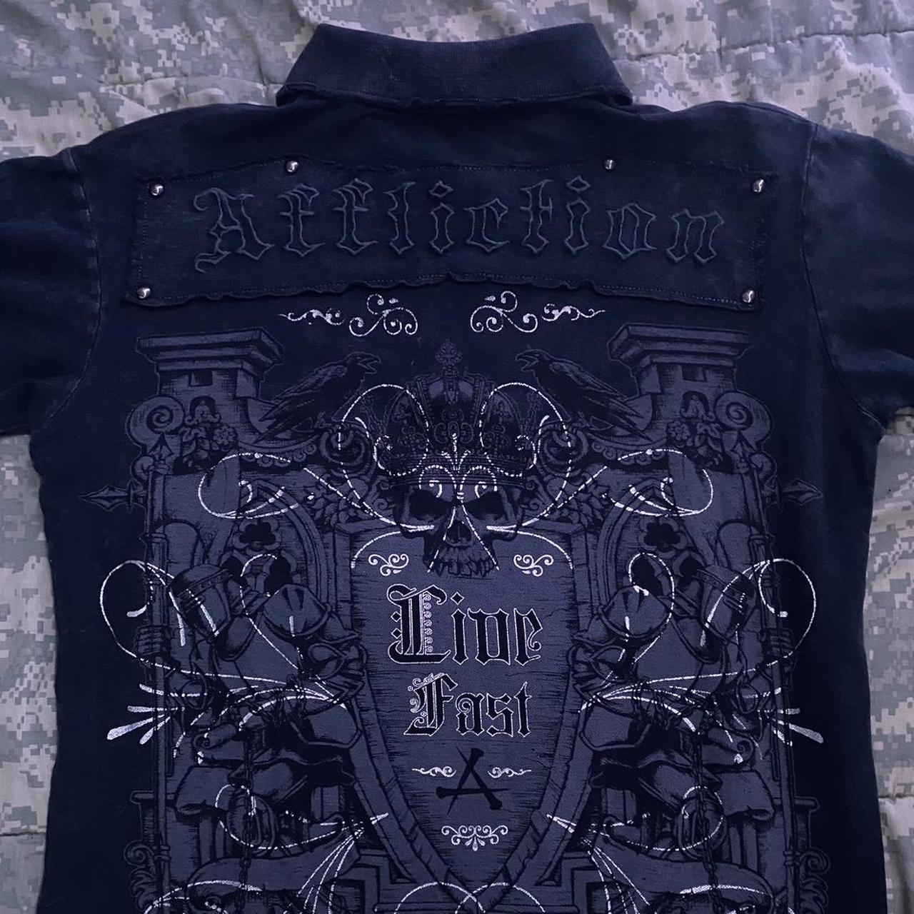 INSANE ‼️ VERY RARE AFFLICTION "LIVE FAST" GRAIL 🔥... | Depop