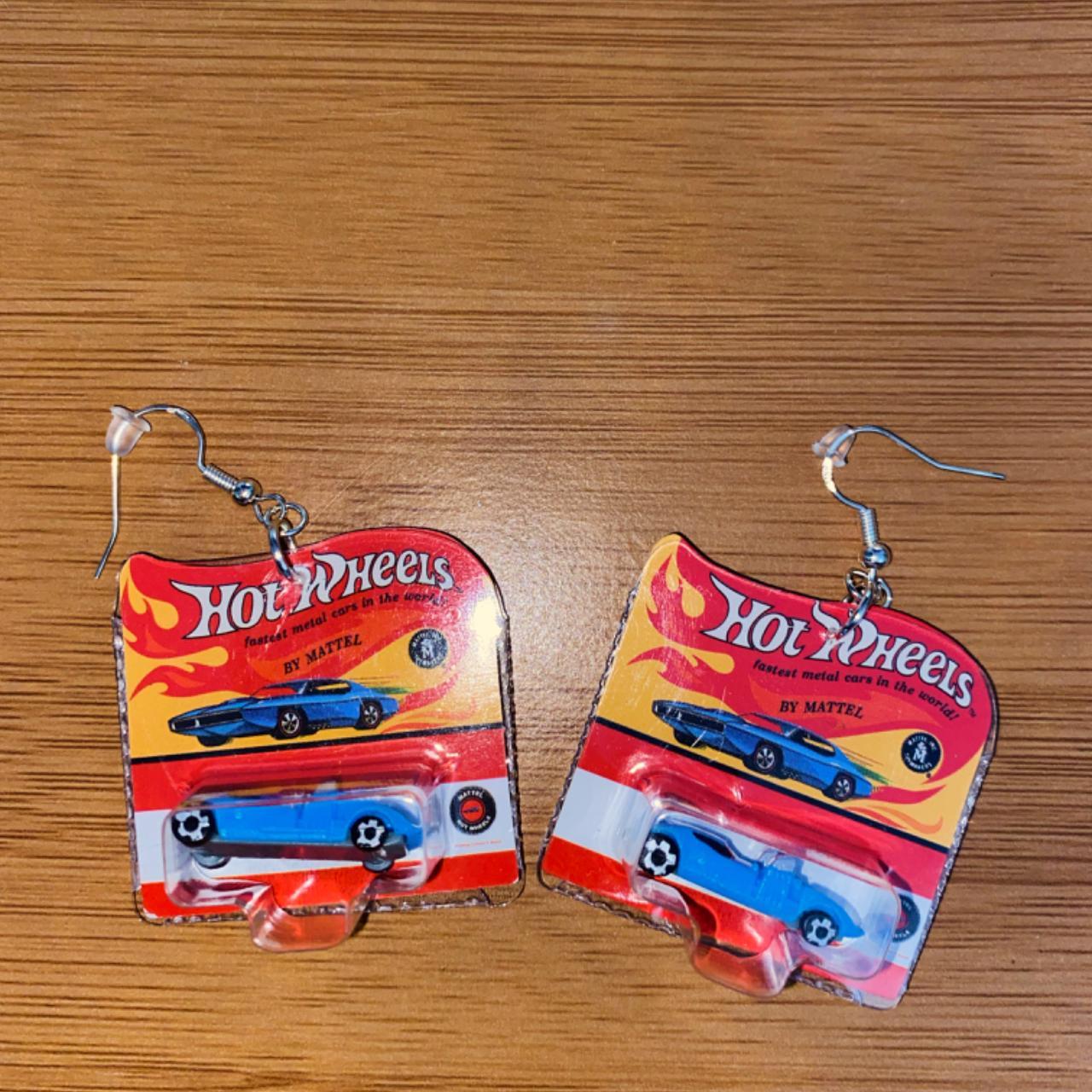 Mini Hot Wheels Earrings - Depop