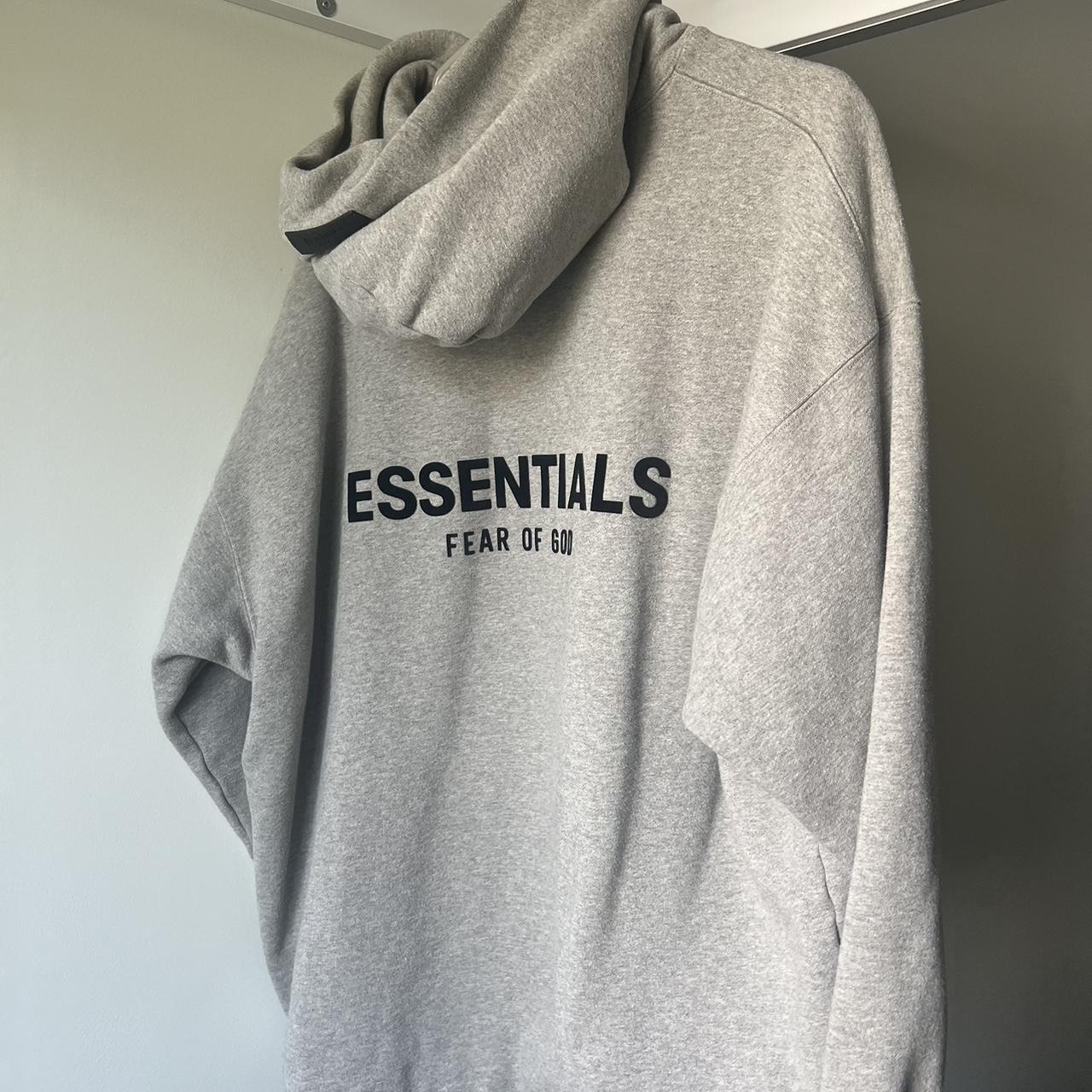 Large Essentials Fear of God Sweatshirt hoodie... - Depop