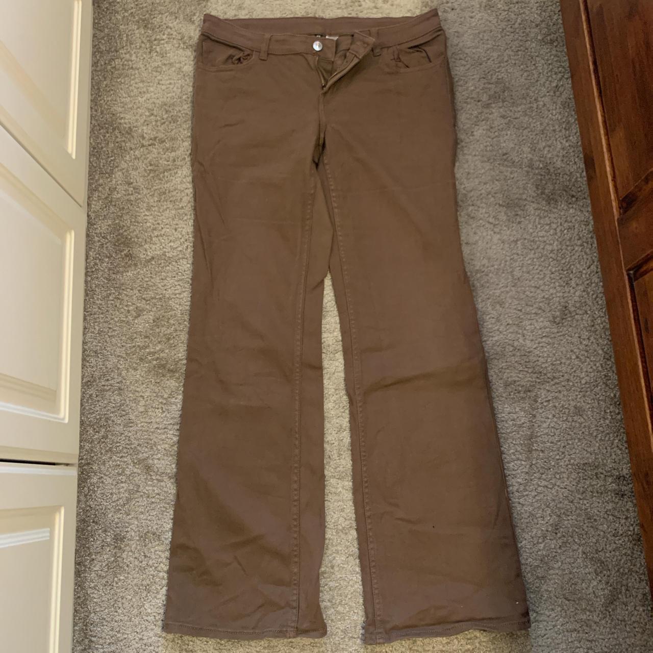 Bootcut low rise brown jeans Slight chafing - Depop
