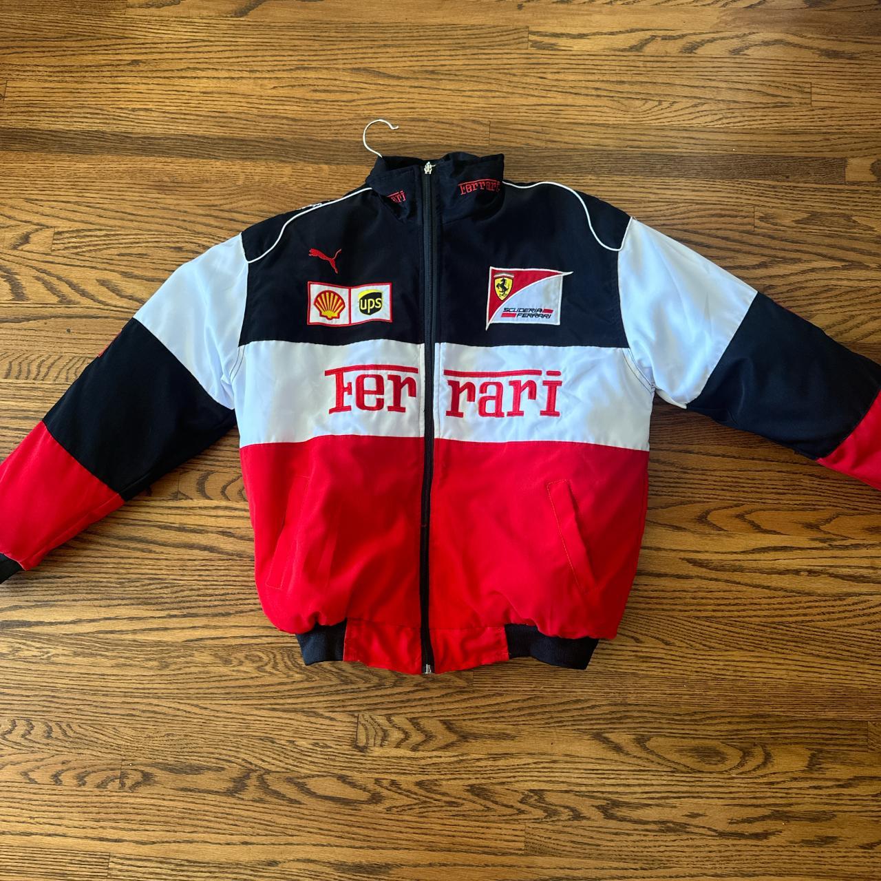 Vintage Scuderia Ferrari F1 Bomber Jacket - Never Worn - Depop