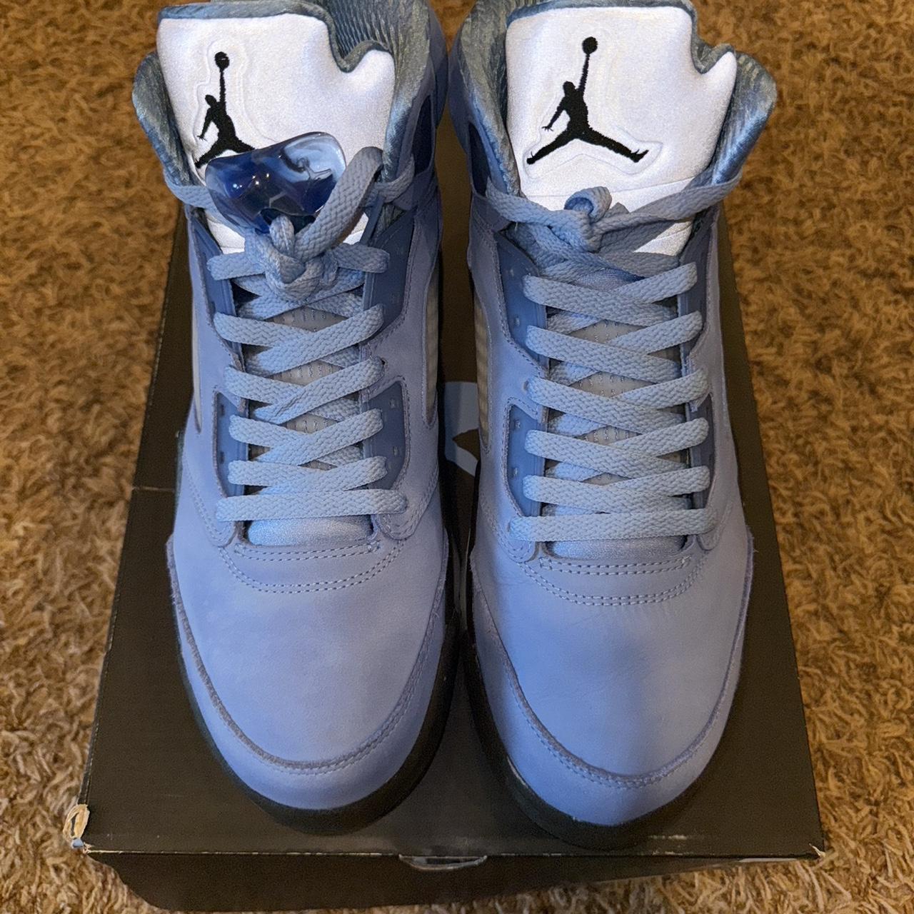 Authentic Air Jordan 5 Retro UNC blue colorway. | Depop