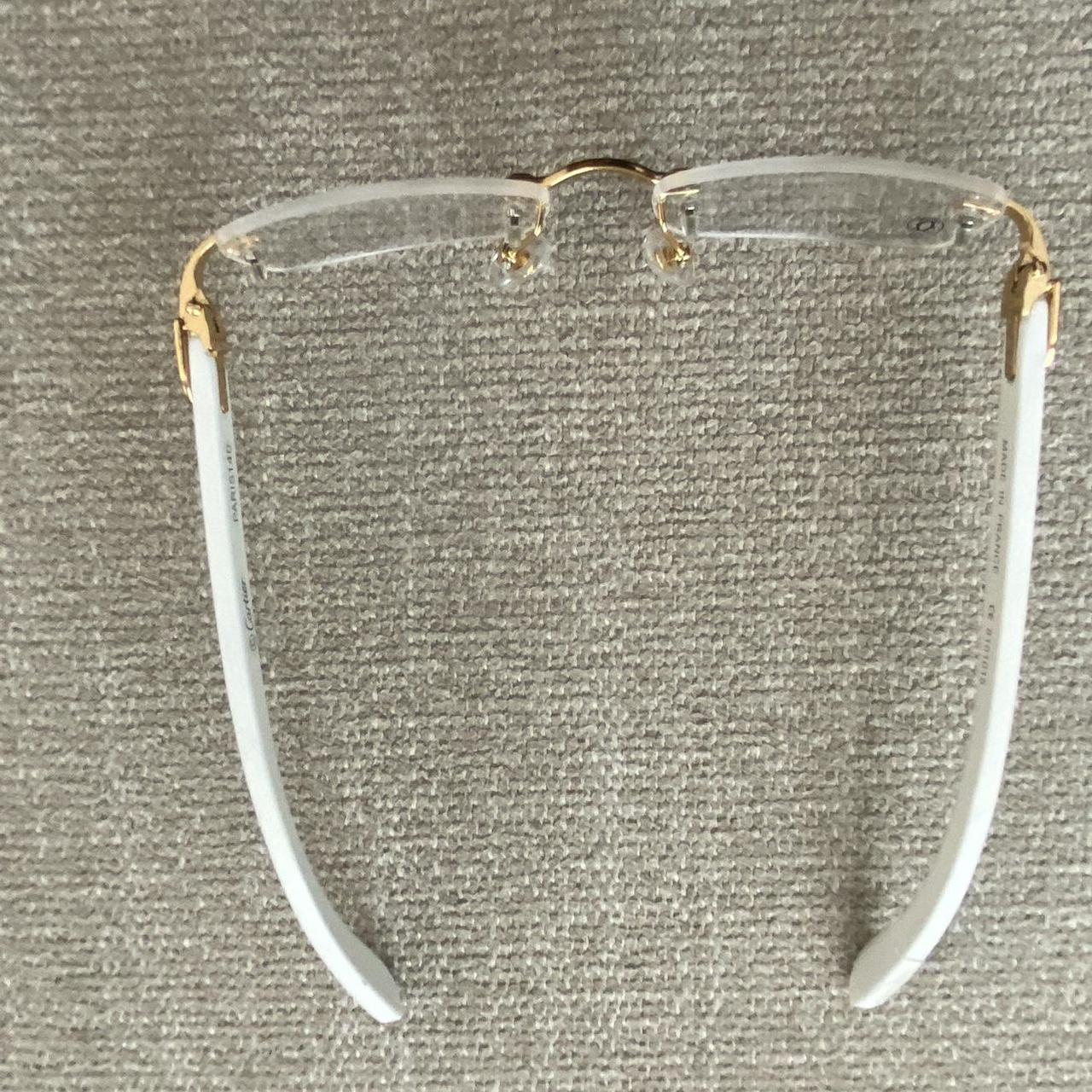 Cartier Men’s white gold glasses Great... - Depop