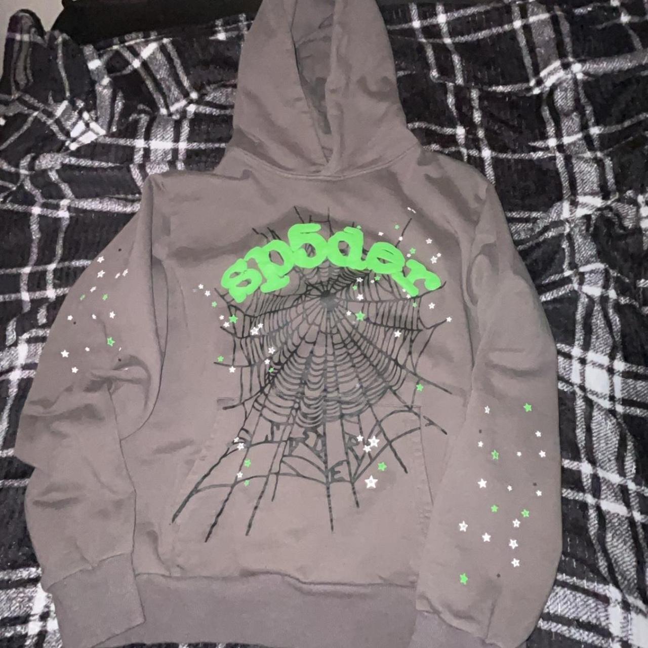 Sp5der hoodie Tag Says Large fits like a Medium - Depop