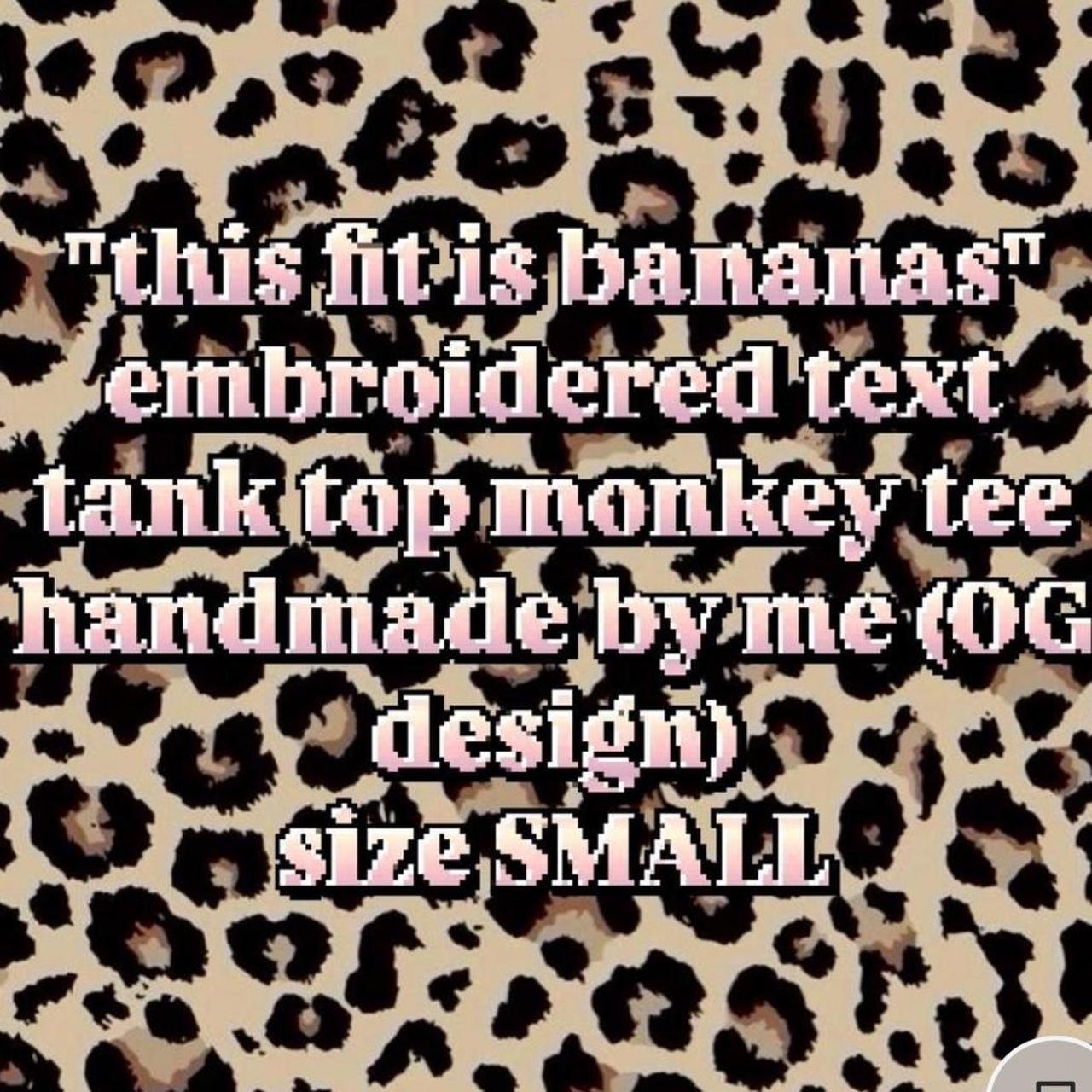 Black and pink monkey tank top #monkeytop black,... | Depop