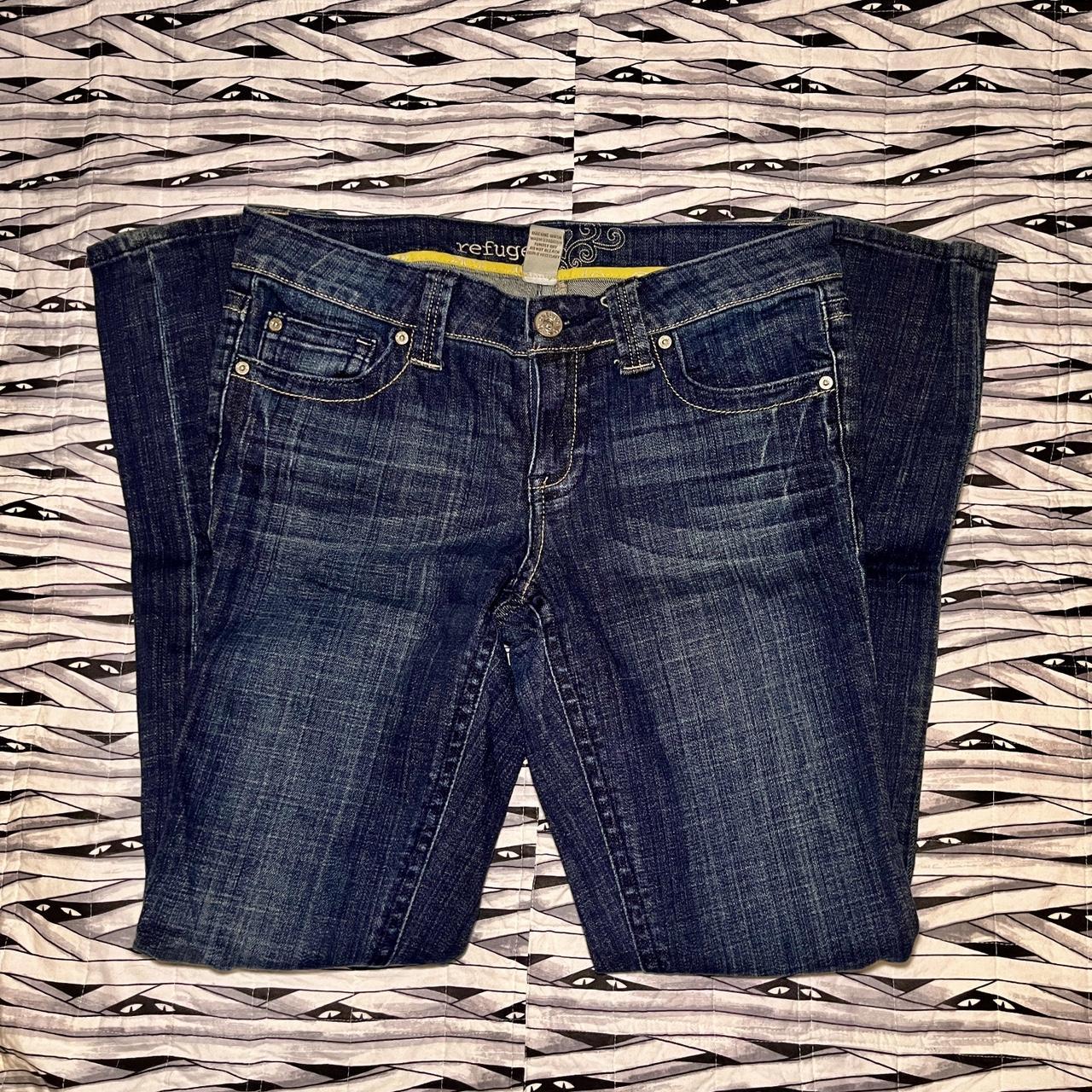 Refuge denim low-rise straight leg slim fit jeans,... | Depop