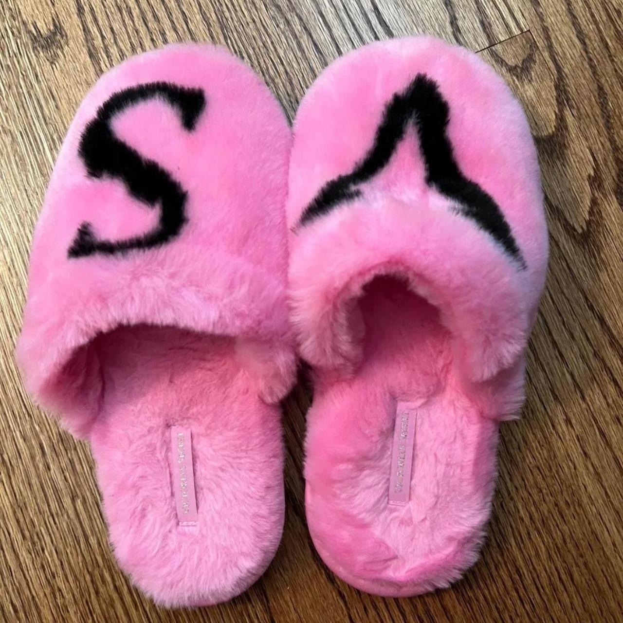 Victoria secret slippers worn once - Depop