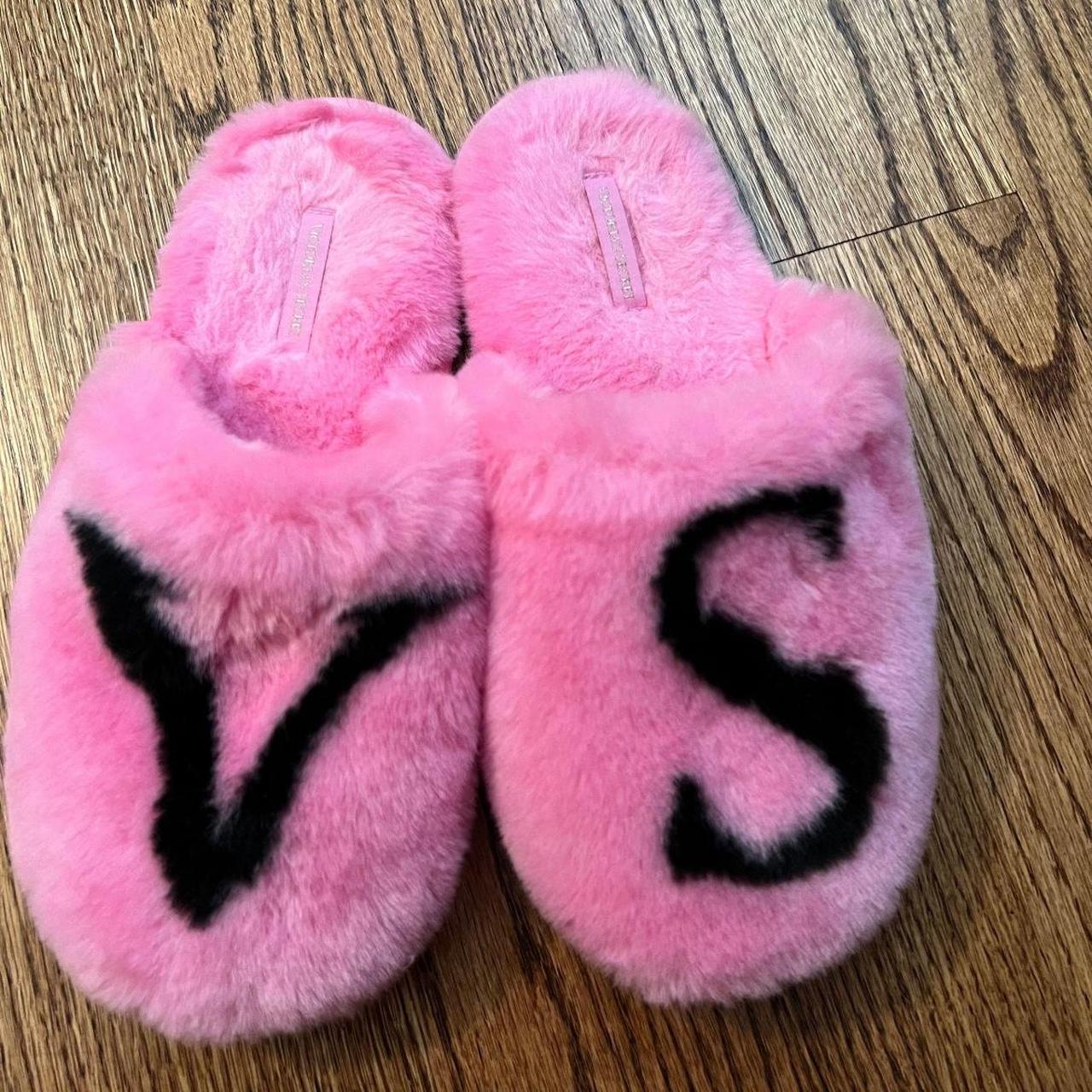 Victoria secret slippers worn once - Depop