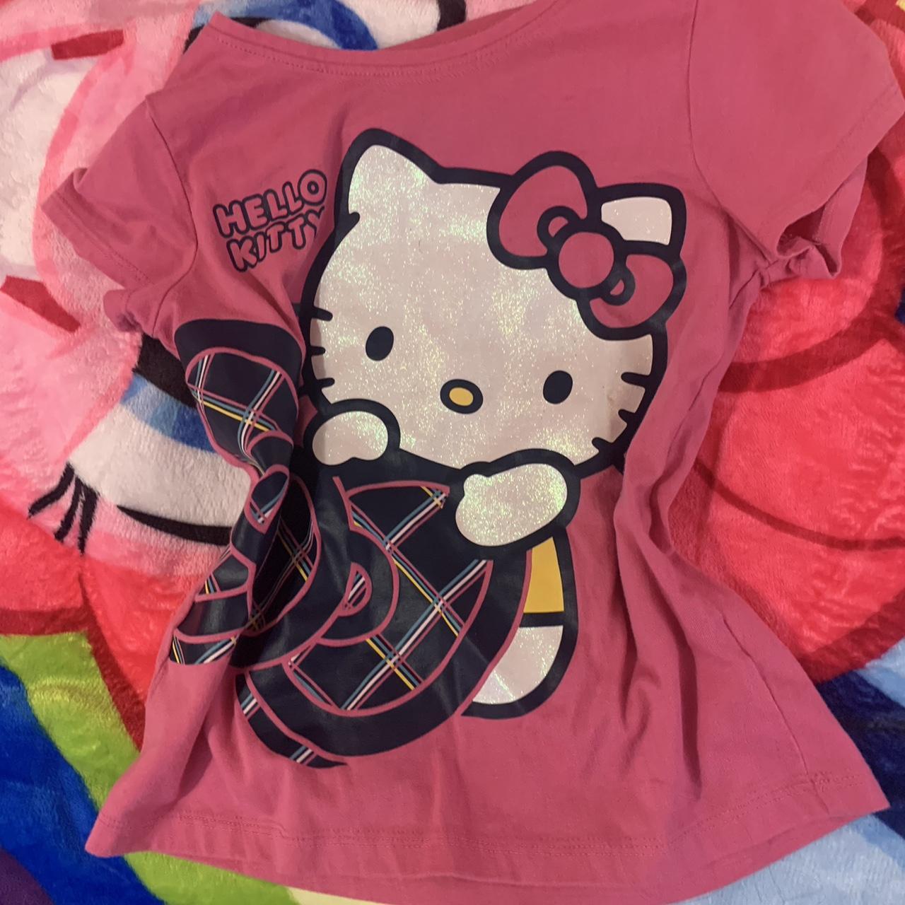 Hello kitty baby tee 🎀 Kids size medium would fit... - Depop