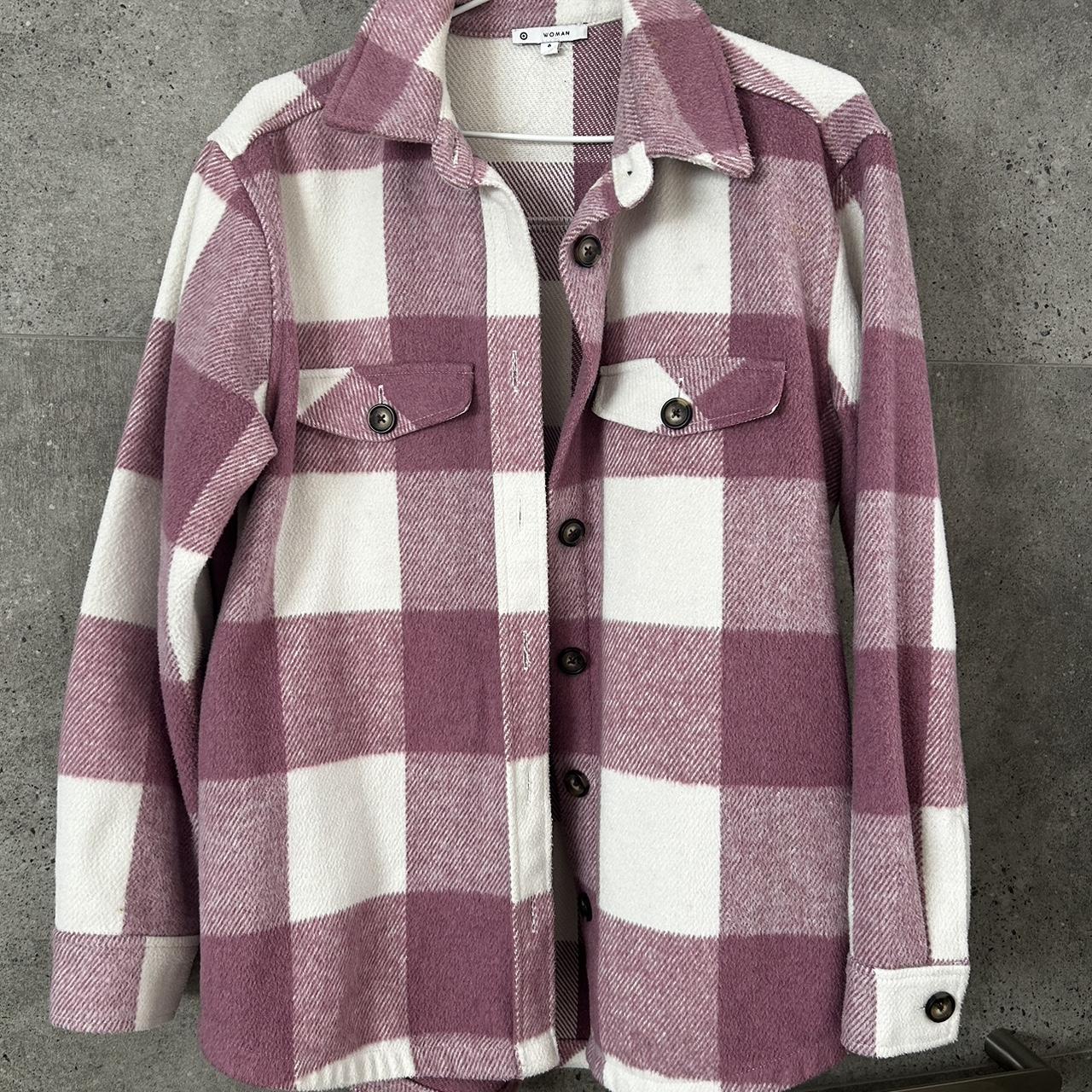 Target oversized shacket Excellent condition Size... - Depop