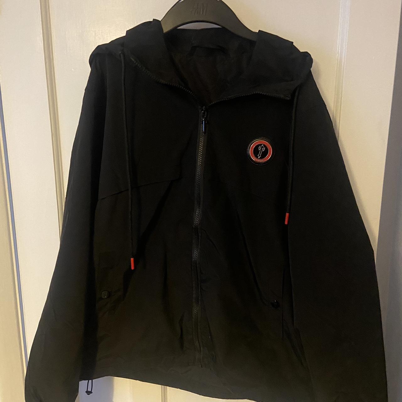 Black and red Trapstar windbreaker jacket Men’s Size... - Depop