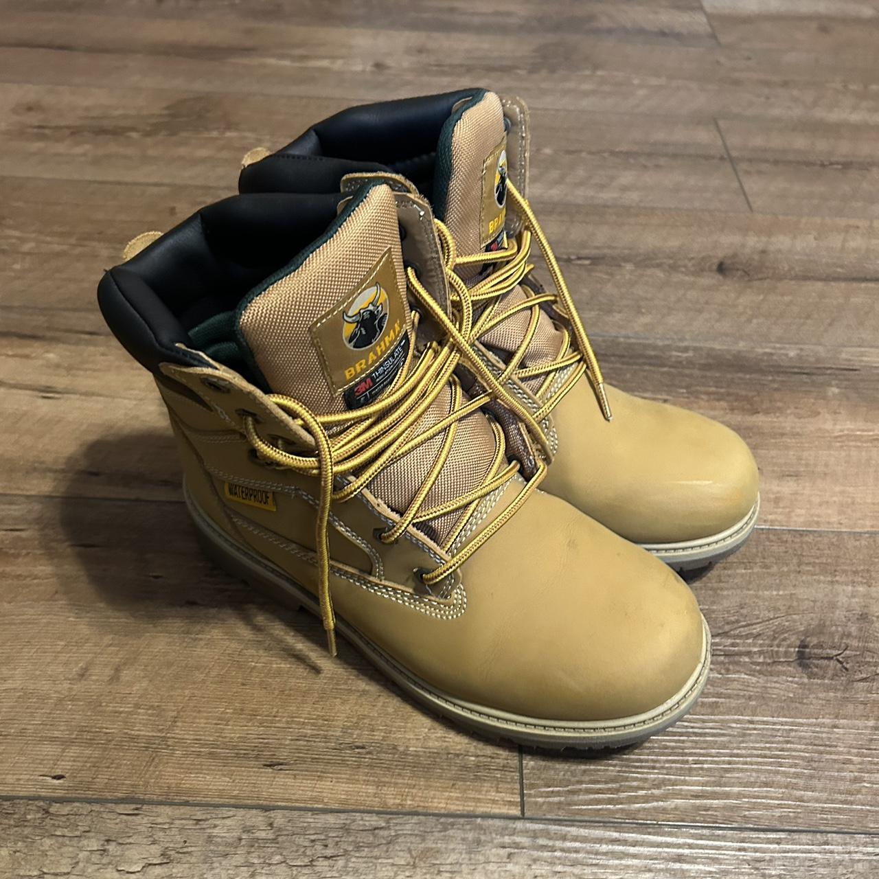Fake timberland boots Size 9.5 extra wide(fits... - Depop