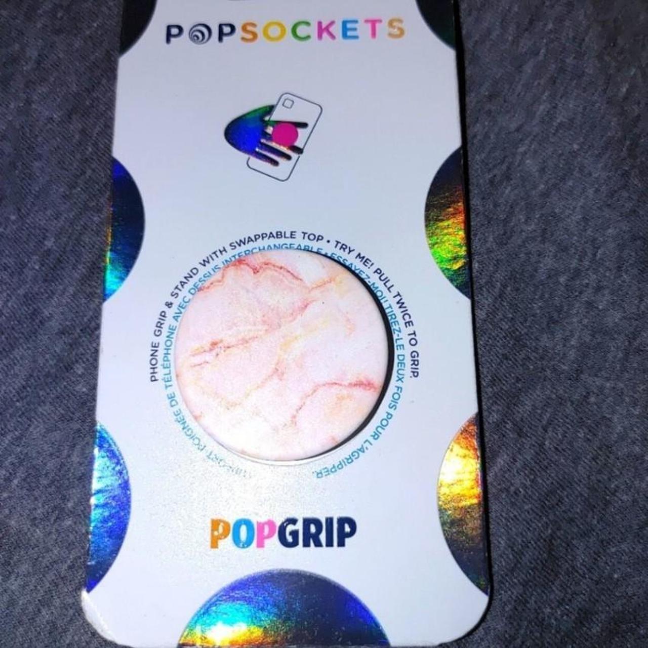 ʕ·ᴥ·ʔ Pop socket marble pink NEW!! Original... | Depop