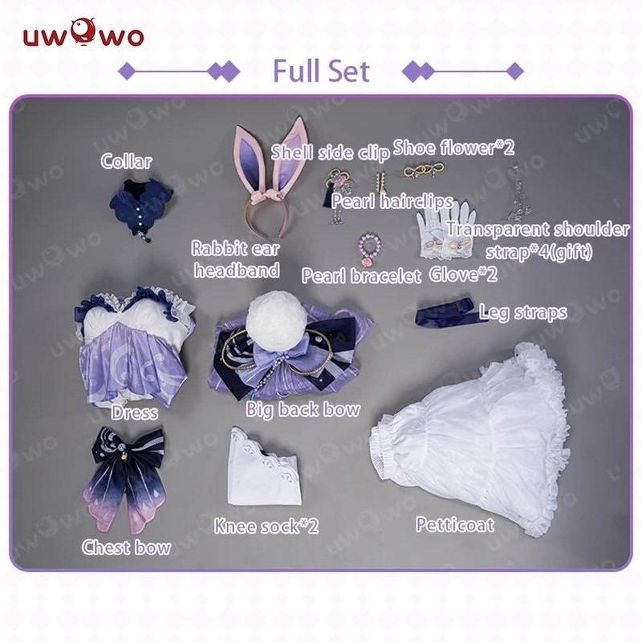 Uwowo Bunny Kokomi Cosplay - Size S - missing... - Depop