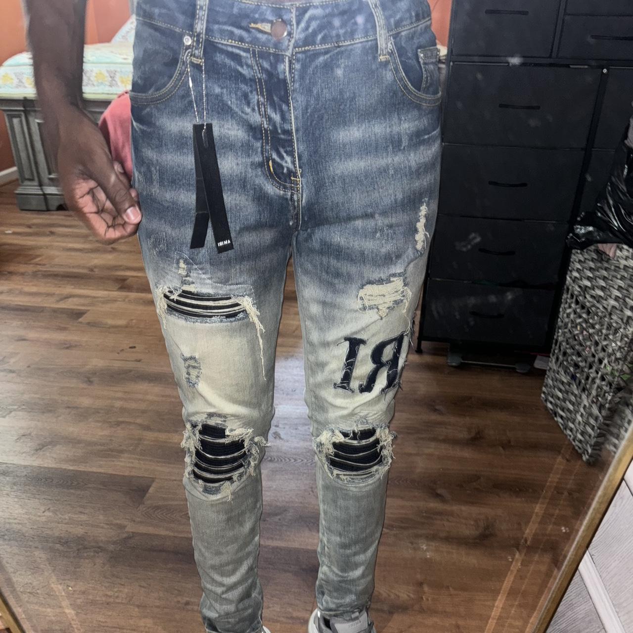 Worn a lil still good for a pic knee strings ripped... - Depop