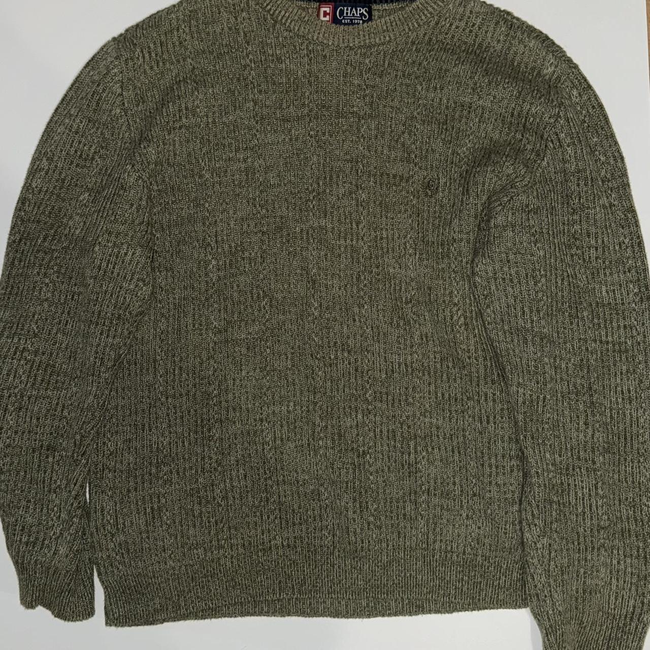 Chaps Men’s Knit Sweater This sweater is a heavy... - Depop