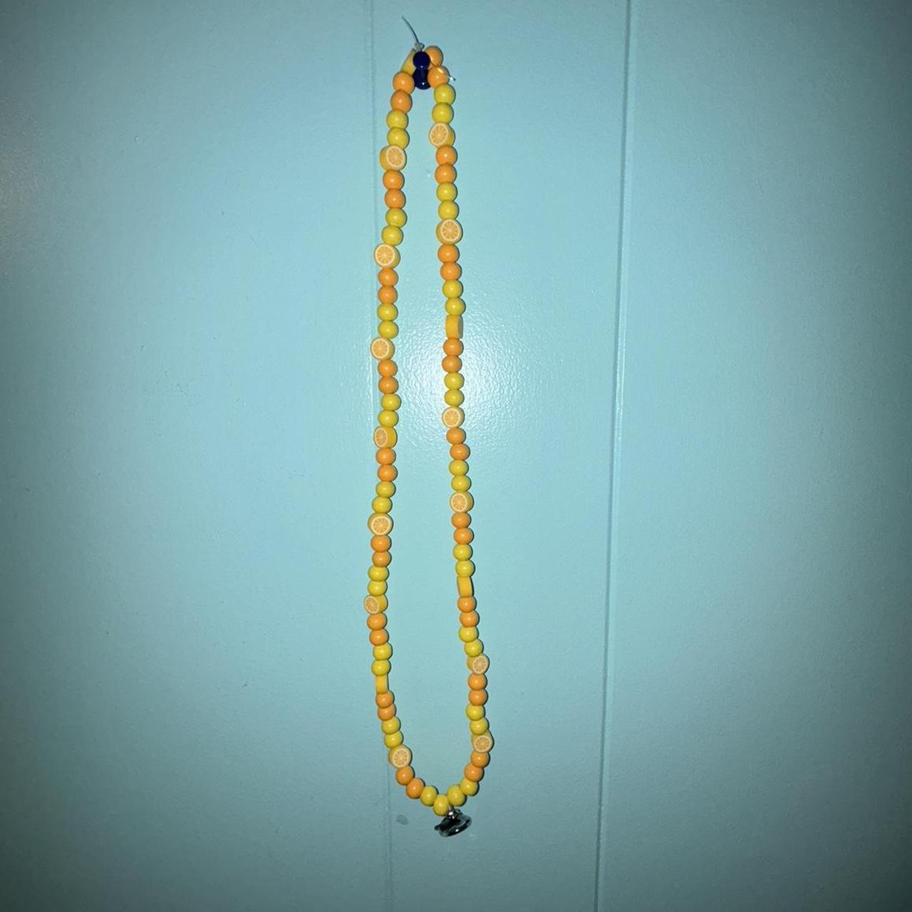 Beaded lemon lanyard handmade by me! Super cute for... - Depop