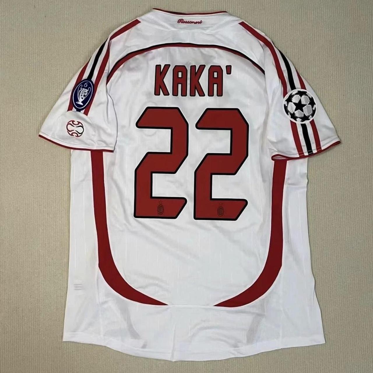AC Milan 2007 Kaka white and red home shirt Size... | Depop