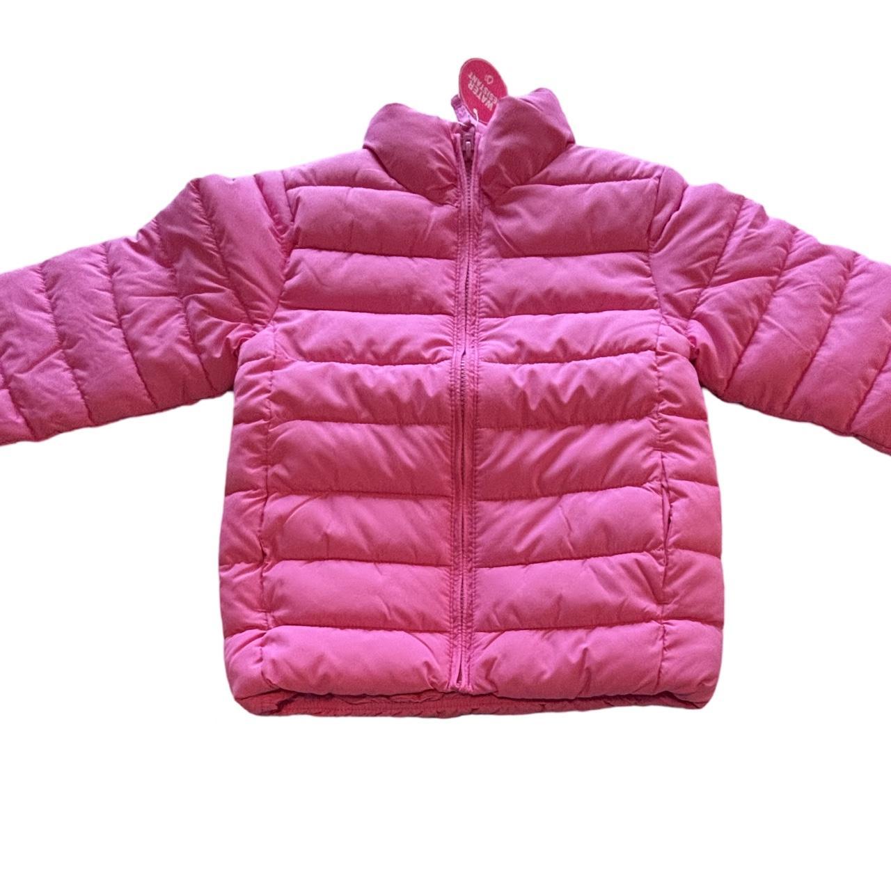 New! Girls pink puffer jacket. 100% polyester.... - Depop