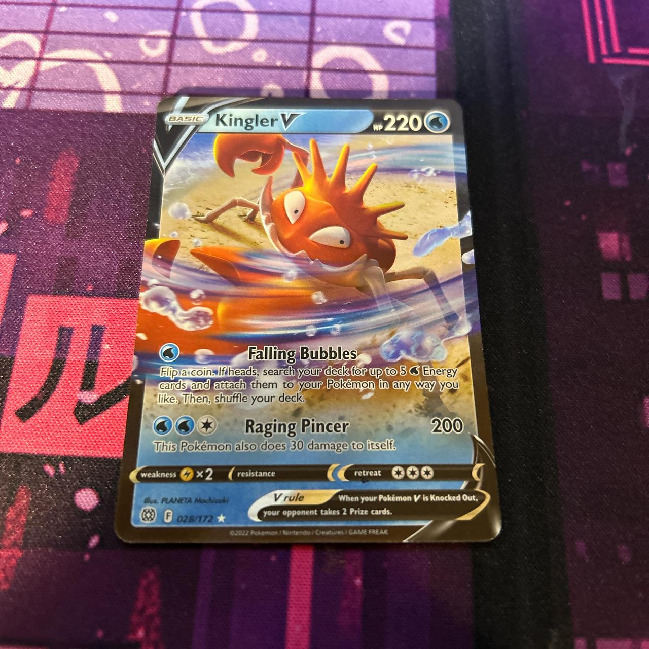 Pokemon Card - Kingler Ex | Depop