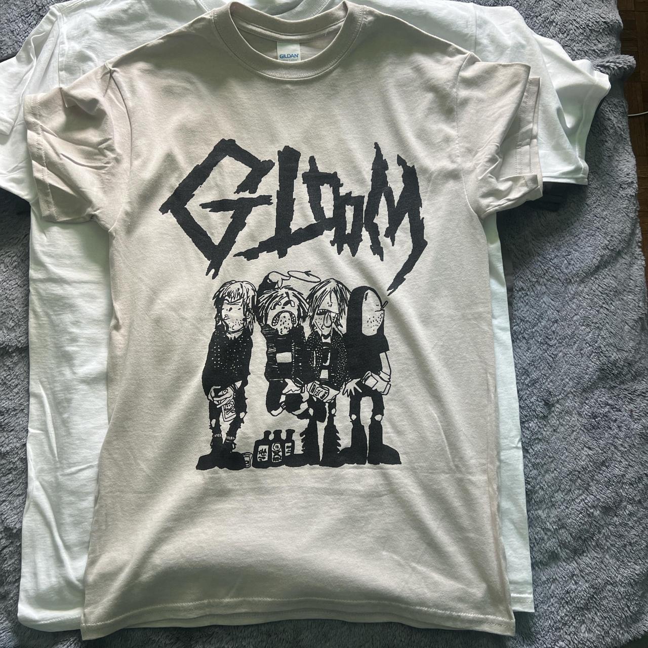 Gloom Black on tan Hardcore punk from Osaka Japan... - Depop