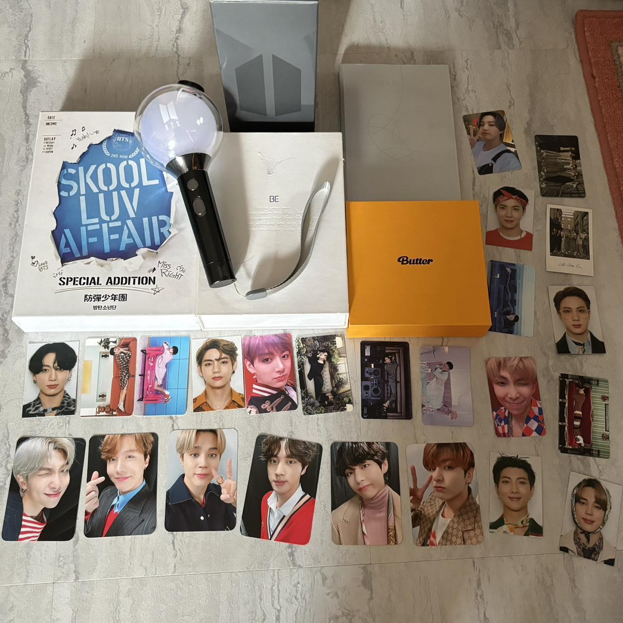 BTS BUNDLE Includes: 4 albums Working lightstick... - Depop