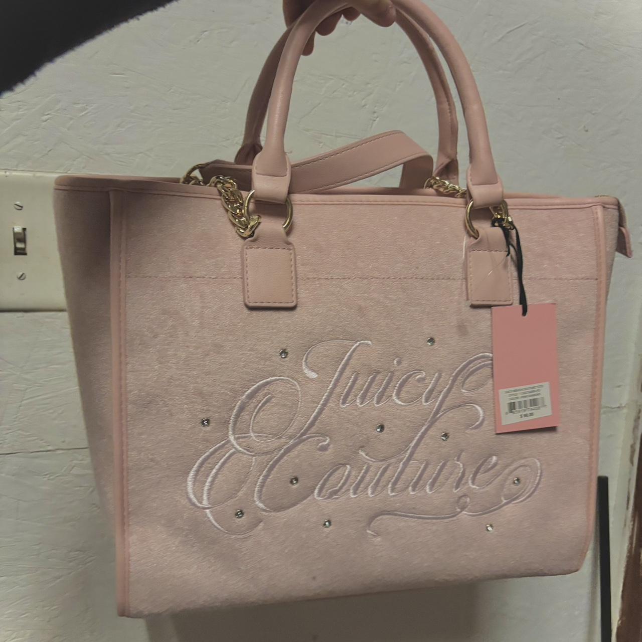 NEW light pink juicy couture bag tote - Depop