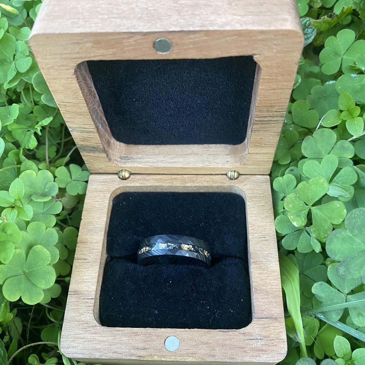 Black Wedding Ring Saga Bands. "The Exorcist" Size... | Depop