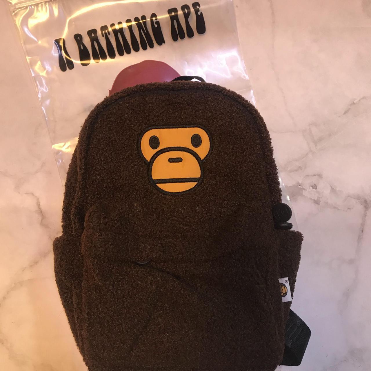 Bape BABY MILO MINI FUR BACKPACK color: ... - Depop