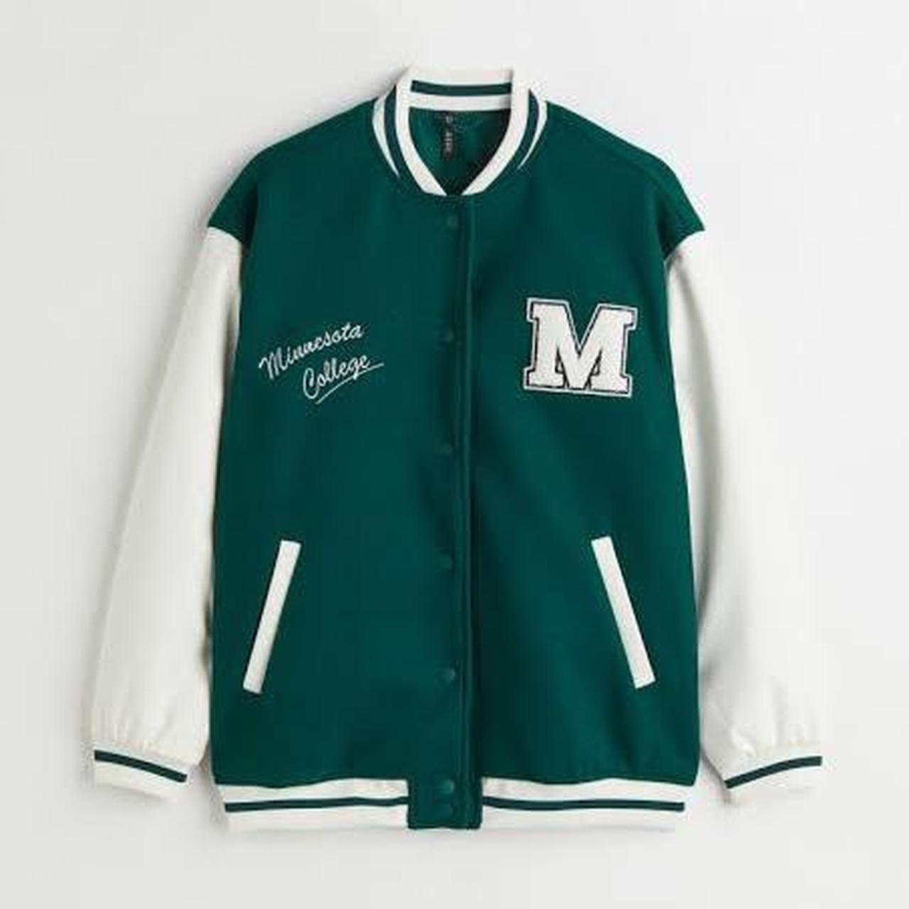 medium H&M varsity jacket , rrp $90 , brand new ,... - Depop